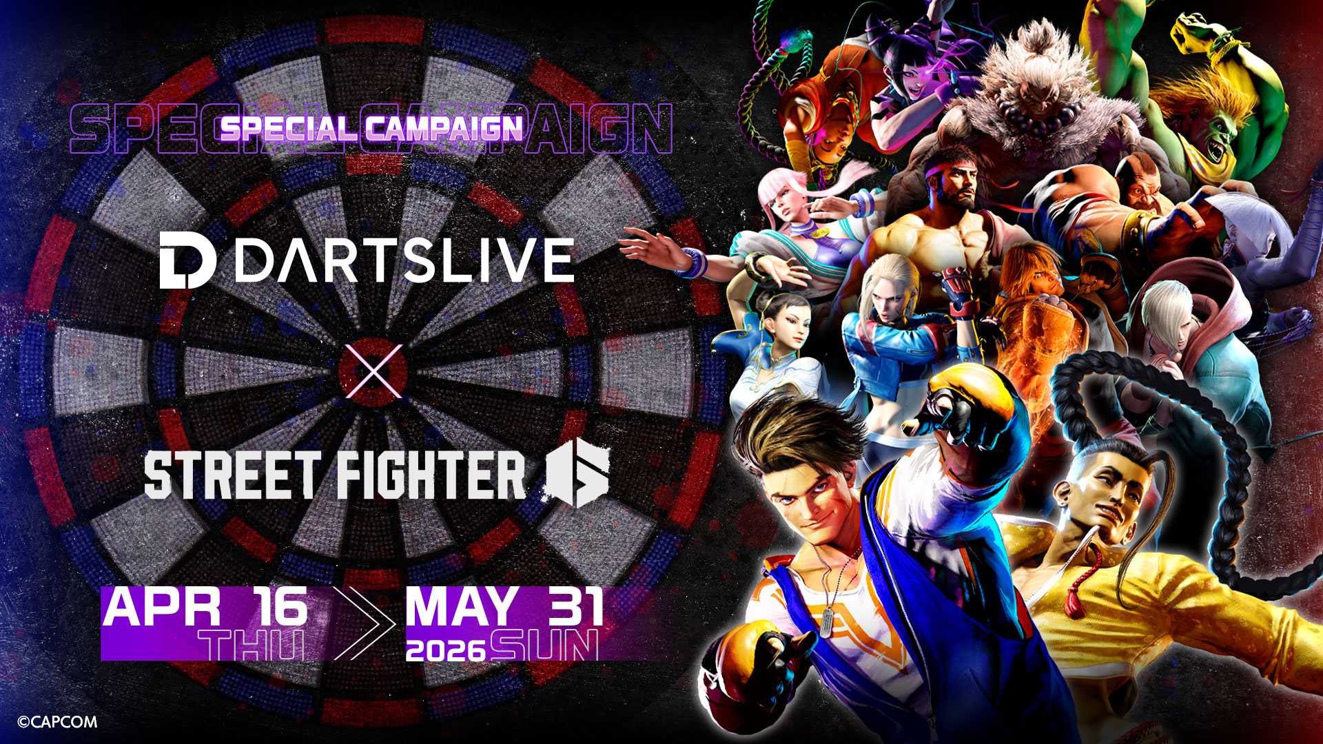DARTSLIVE “STREET FIGHTER 6” Special Campaign | News | DARTSLIVE USA ...